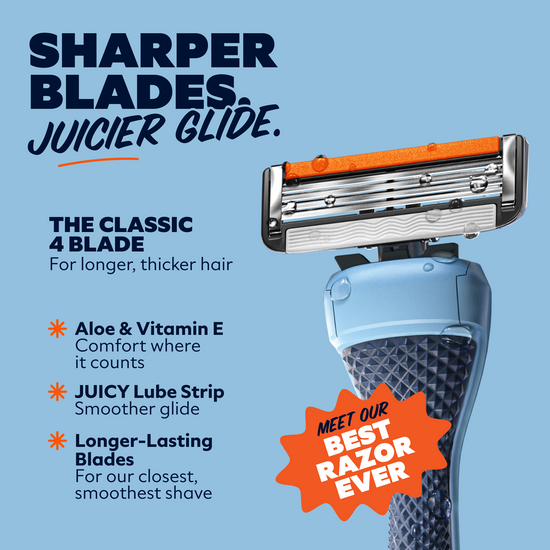 The Classic 4 Blade Razor – Dollar Shave Club