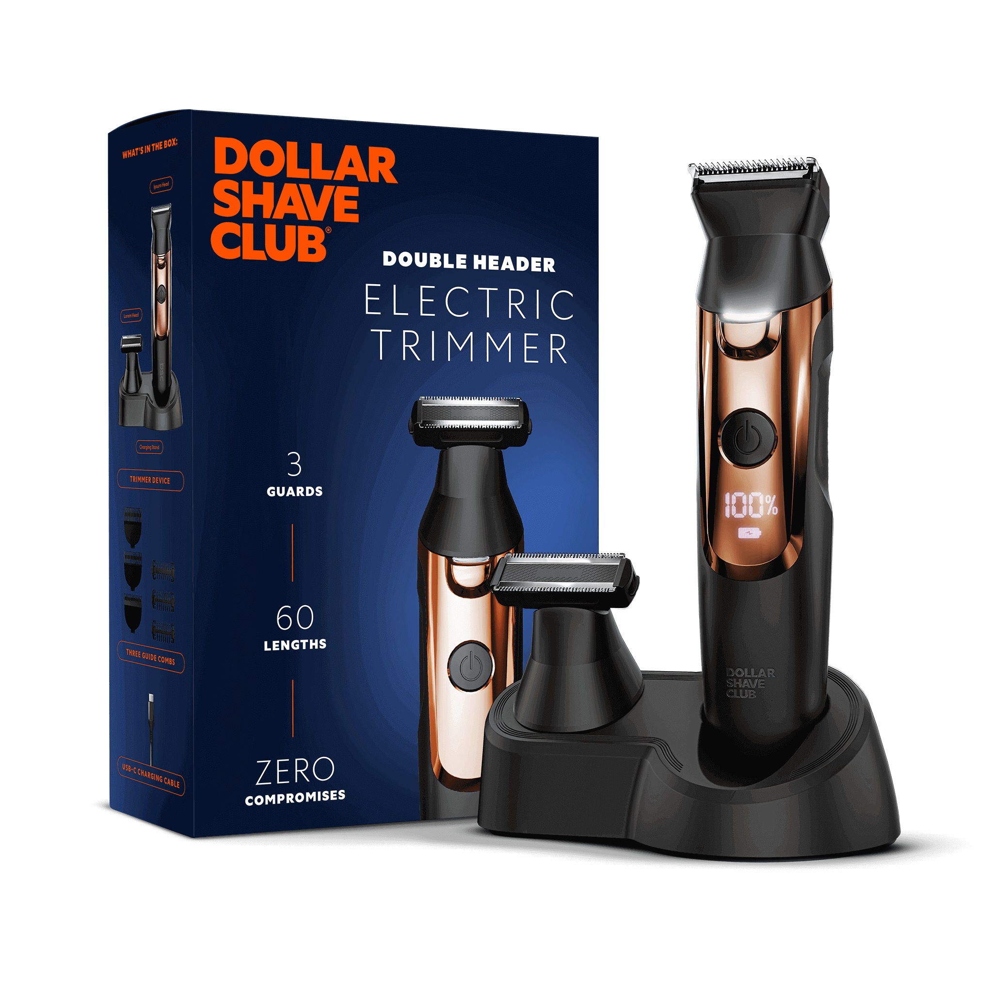 Double Header Electric Trimmer | Dollar Shave Club