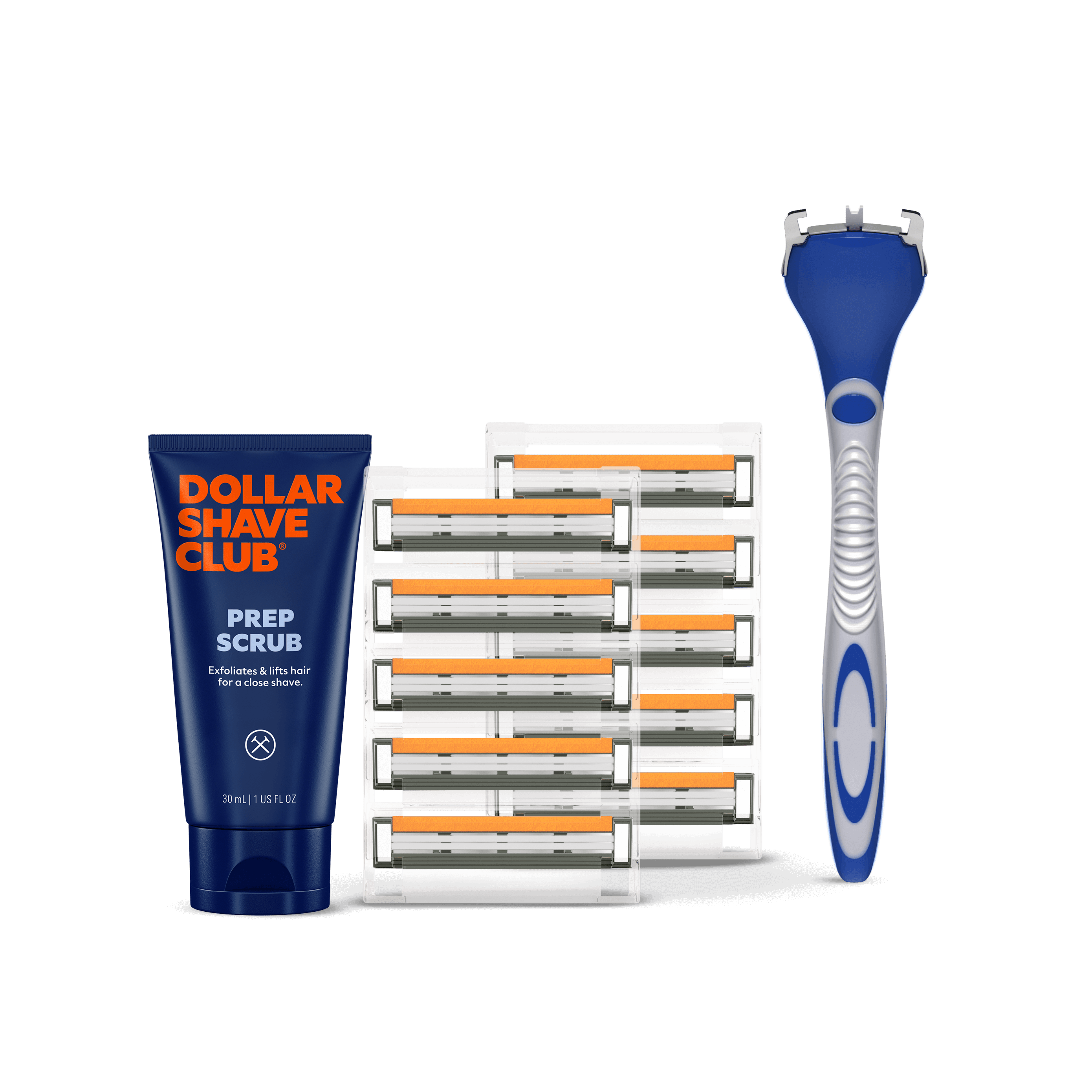 The Humble Beginning Starter Set l 2-Blade Reusable Razor for Men and ...